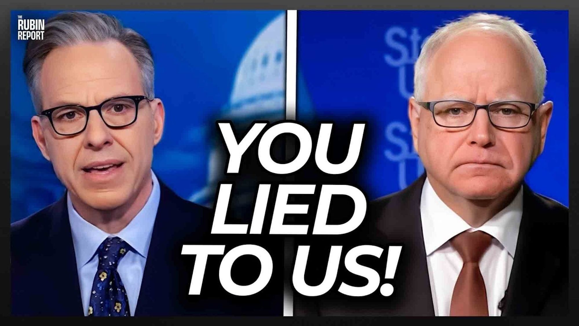 Watch Tim Walz Get Angry as CNN Host Goes Off Script to Ask This ...