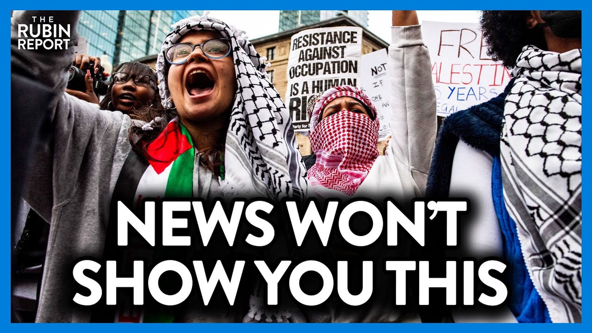 This U.S. City's Free Palestine Rally Chants This Anti-American Slogan ...
