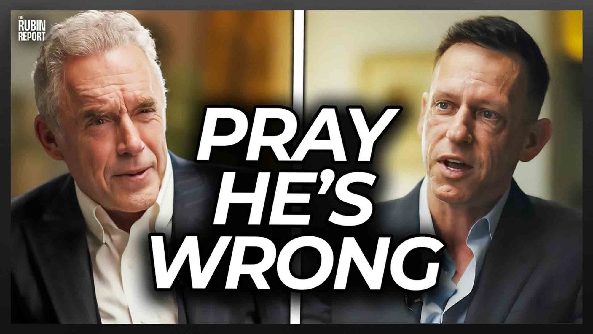 Jordan Peterson Visibly Scared by Peter Thiel’s Worst Fear ...