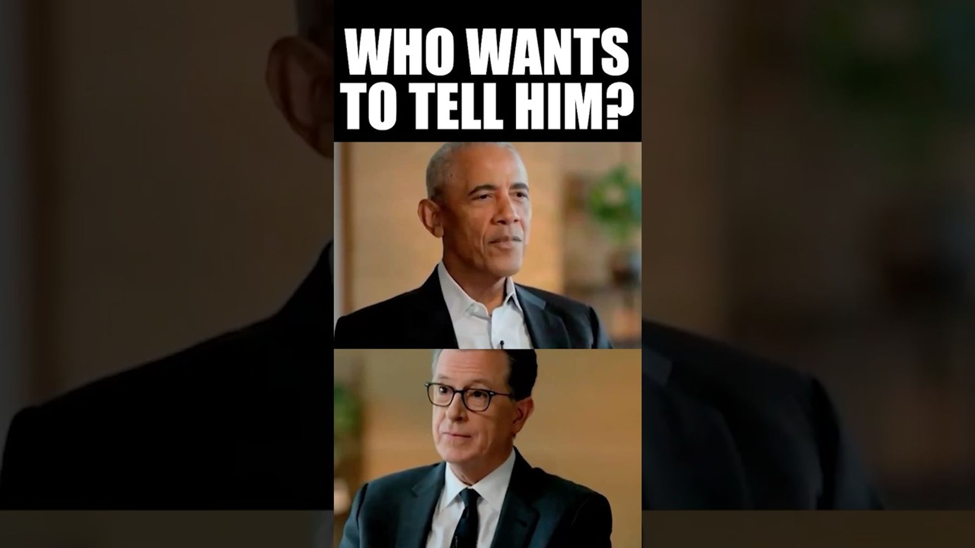 Barack Obama Doesn’t Realize the Ugly Irony of Saying This to Colbert ...