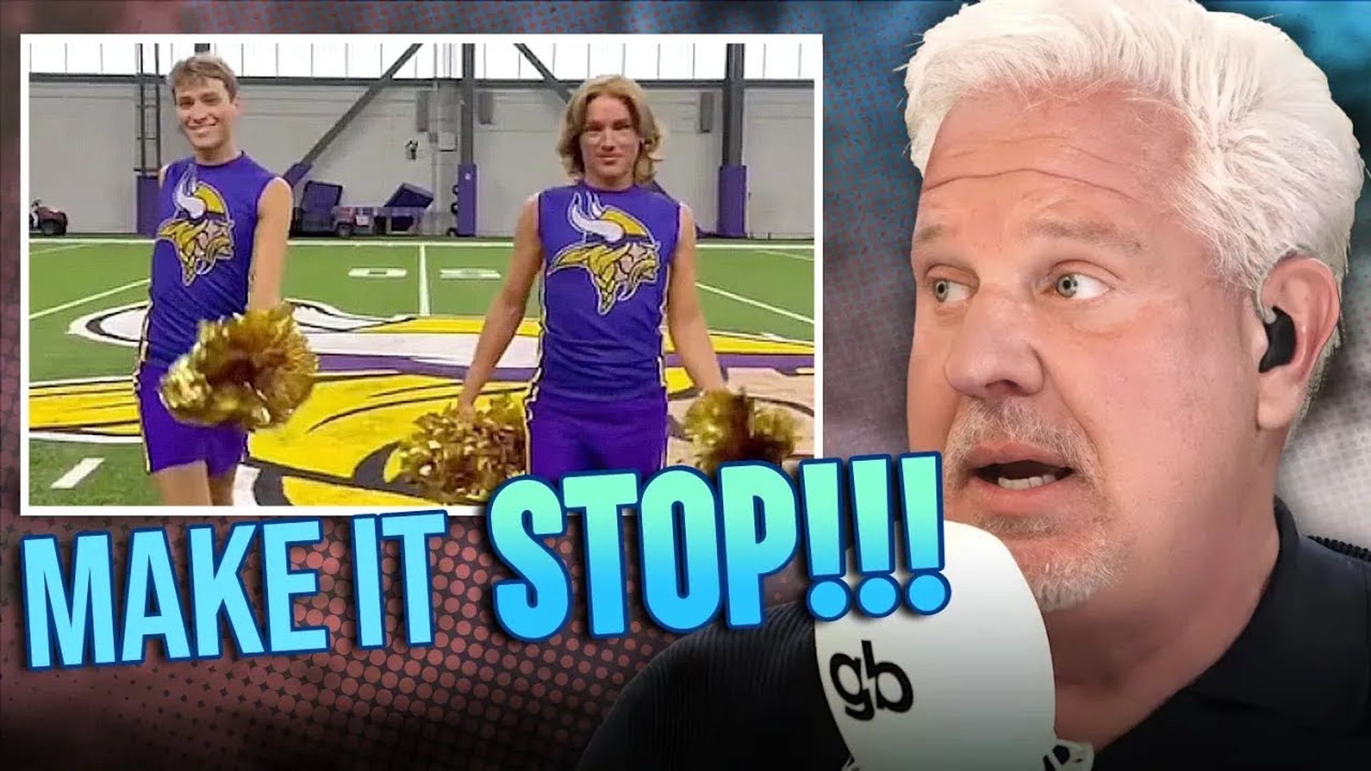 Glenn Beck Can't Stop Laughing at NFL's "Male Cheerleaders" Epidemic 😂 ...