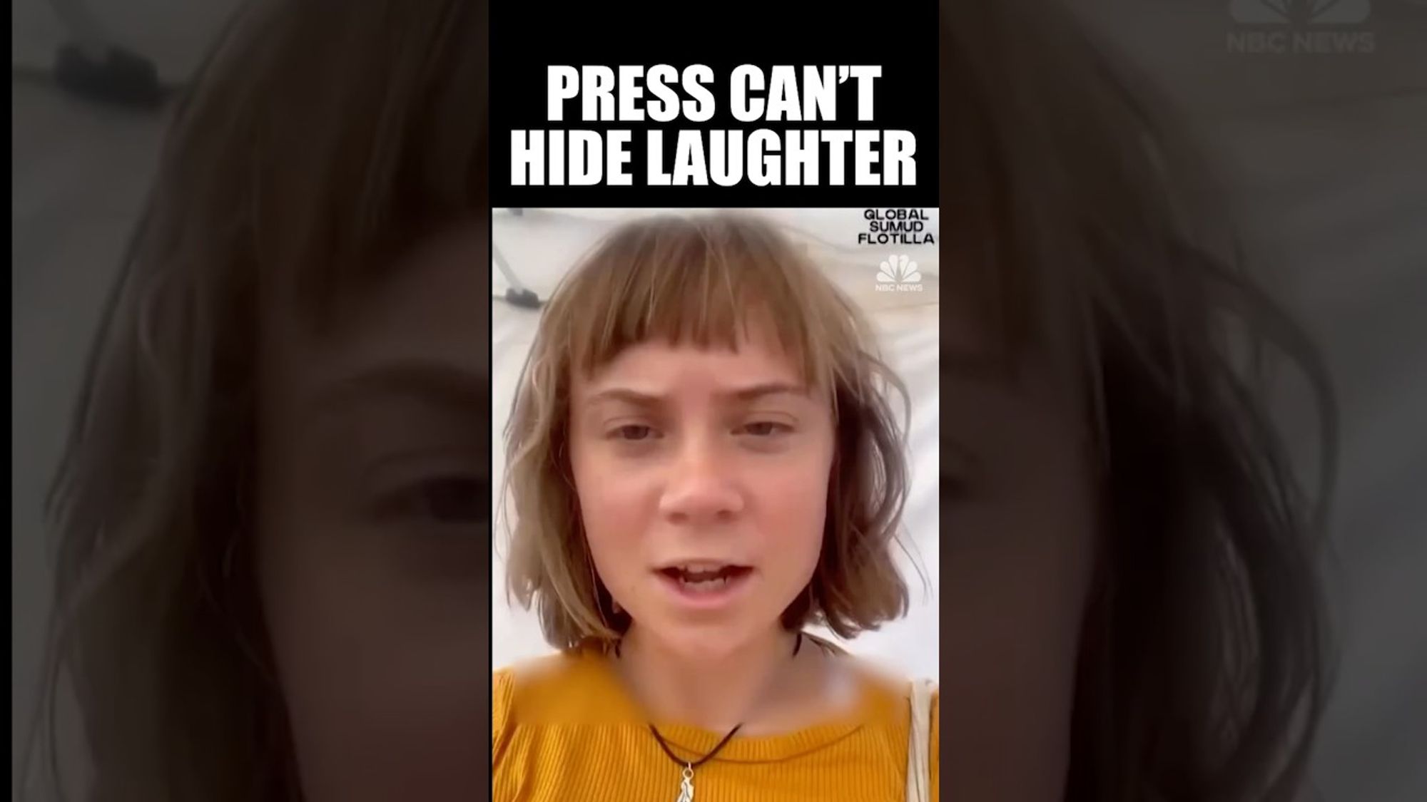 Trump Makes Press Laugh w/ Reaction to Greta Thunberg Question ...