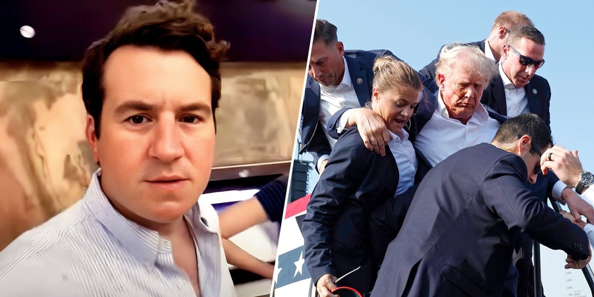 Alex Stein reacts LIVE to ASSASSINATION ATTEMPT on Donald Trump ...